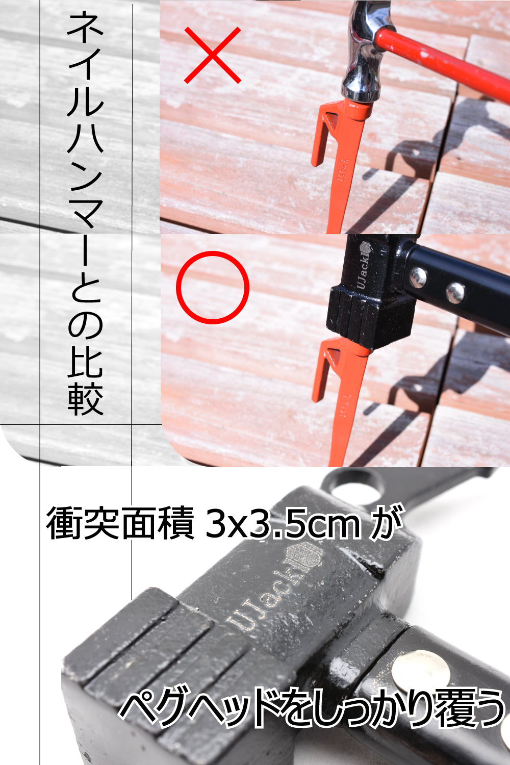 ペグハンマー VHH VeryHeavyHammer – UJack online 公式ストア